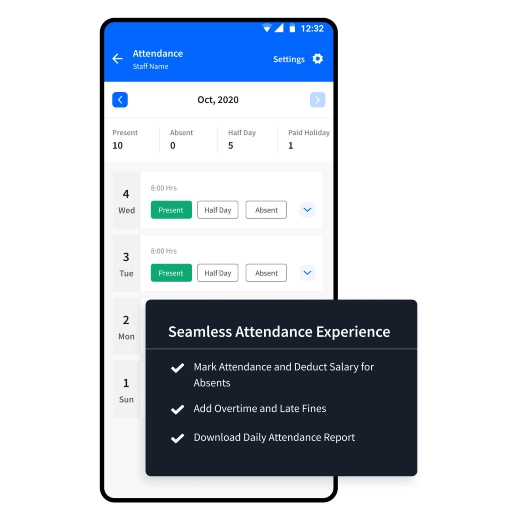 Salary+Attendance Management Software – Netkosh IT Services